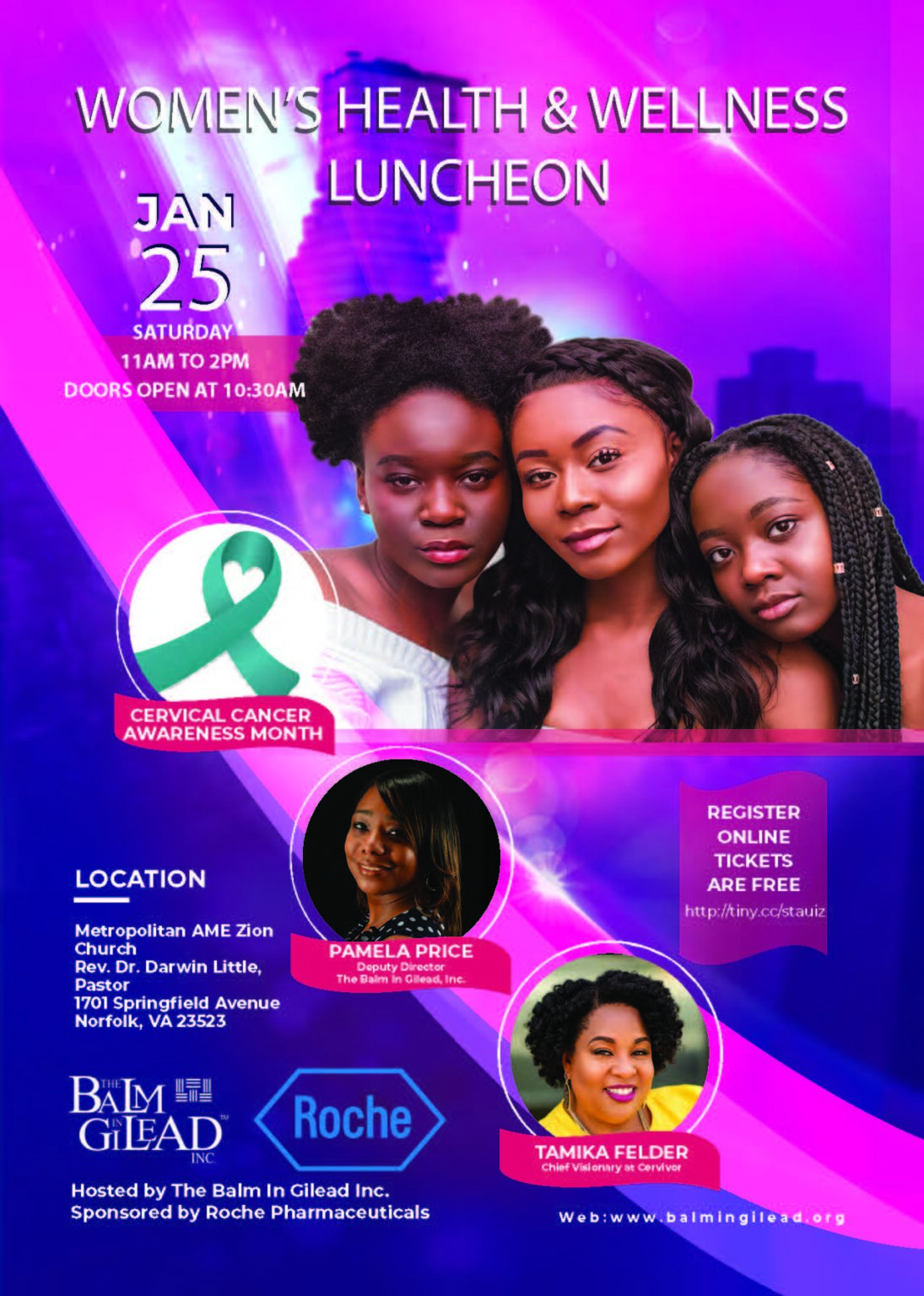 Cervical Cancer Awareness Month: Women’s Health & Wellness Luncheon ...