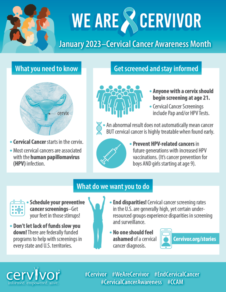 Cervical Cancer Awareness Month - Cervivor