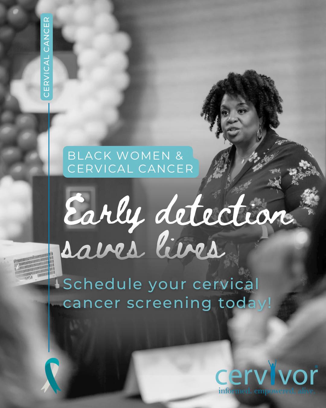 Cervical Cancer Cells Black Woman
