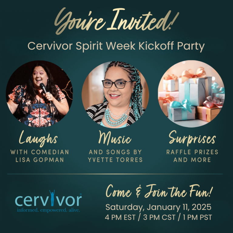 Ignite Cervical Cancer Awareness: Join Cervivor Spirit Week January 12 -18, 2025! - Cervivor