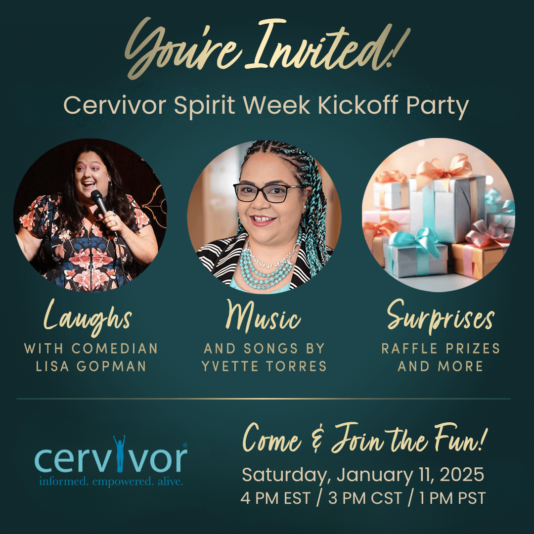 Ignite Cervical Cancer Awareness: Join Cervivor Spirit Week January 12 ...