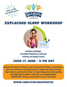 Explained Sleep Workshop Powered By Survivor Slimdown - Cervivor